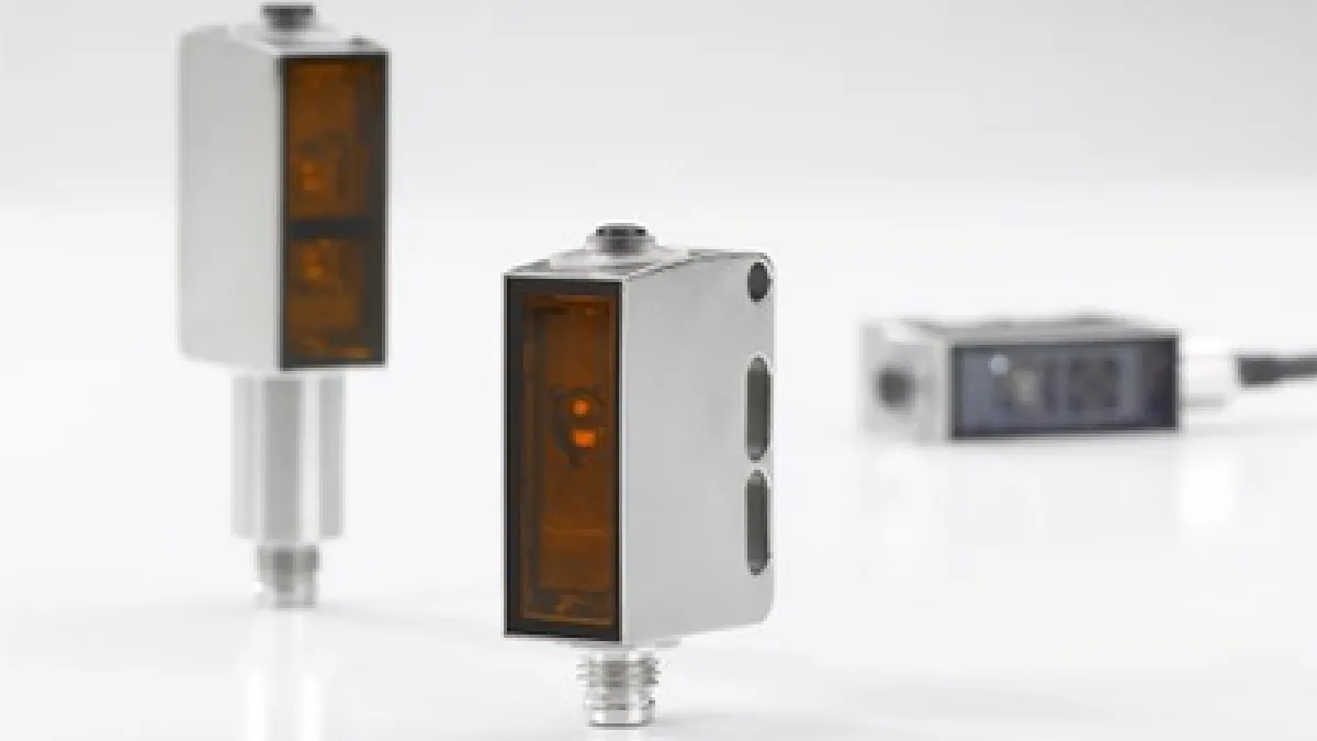 Hygienic sensors for food production and packaging processes